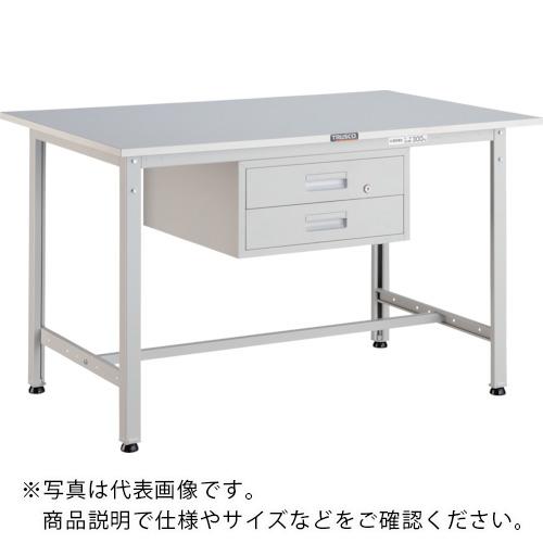 特長：仕分けに便利な2段引出し付です。引出しは使い勝手に応じて使いやすい位置に取り付けできます。主要部が溶接構造のため、耐久性に優れています。ポリ化粧天板を使用し、表面は滑らかで、ソフトな光沢があり清潔感を保持し、耐水性・防汚性にも優れてい...