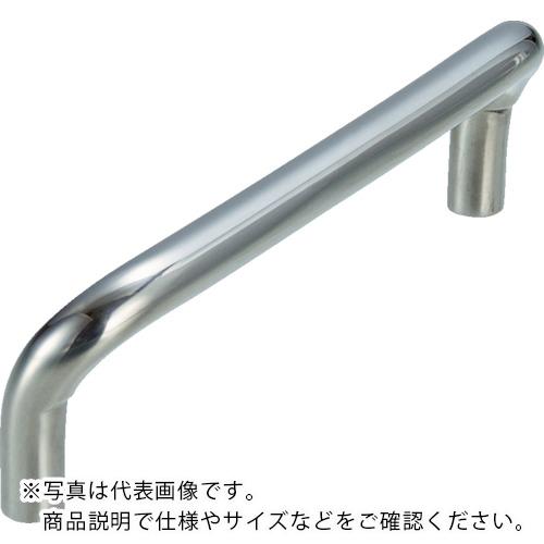 特長：ステンレスの素材感が美しい鏡面仕上げの取手です。各種設備などの取手に使用します。傾斜付きの握りやすい取手です。鏡面仕上げです。仕様：全長(mm)：66全高(mm)：30径(mm)：6ねじ寸法：M4×0.7ねじ深さ(mm)：7取付ピッチ...