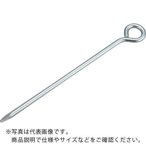 特長：1箱100本入のお買い得パックです。ロープやワイヤなどを固定するのに最適です。用途：各種テント、タープ設営、園芸、区画ロープ設置など。ロープなどを地面に引っ張り固定する時に使用。仕様：首下長(mm)：150幅(mm)：30径(mm)：...