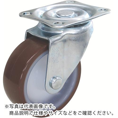 特長：走行性、耐荷重性を備えた標準的な軽・中量荷重用キャスターです。運搬台車やロールボックスパレット、その他一般作業用に数多く使用されている標準寸法のキャスターです。用途：運搬台車やロールボックスパレット、その他一般作業用に。仕様：許容荷重...