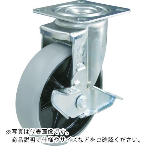 特長：走行性、耐荷重性を備えた標準的な軽・中量荷重用キャスターです。運搬台車やロールボックスパレット、その他一般作業用に数多く使用されている標準寸法のキャスターです。用途：運搬台車やロールボックスパレット、その他一般作業用に。仕様：許容荷重...