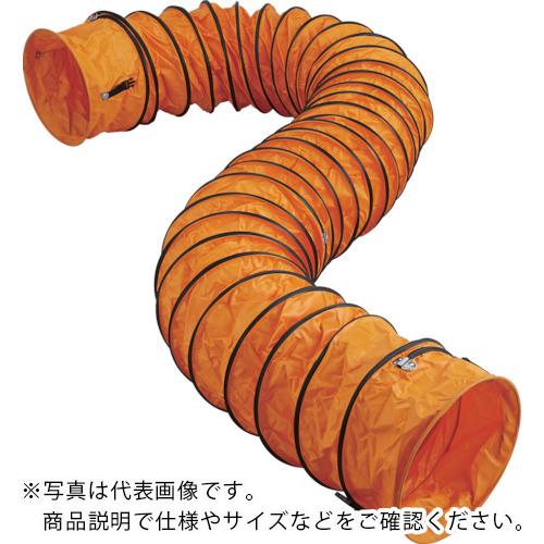 特長：片づけ時にワンタッチでベルト固定ができるため持ち運びにとても便利です。用途：送風機に接続し、吸気、排気を行うダクト。排気する現場が遠いときに延長して使用することが可能。仕様：ダクト径(mm)：320長さ(m)：5本体生地厚さ(mm)：...