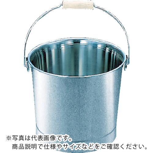 特長：一体式プレス総絞り加工製で耐食性に優れています。バフ研磨をほどこし表面に光沢があります。仕様：容量(L)：20直径(mm)：370高さ(mm)：290内径(mm)：353深さ(mm)：280目盛間隔(ml)：2000適合機種：T-SH...