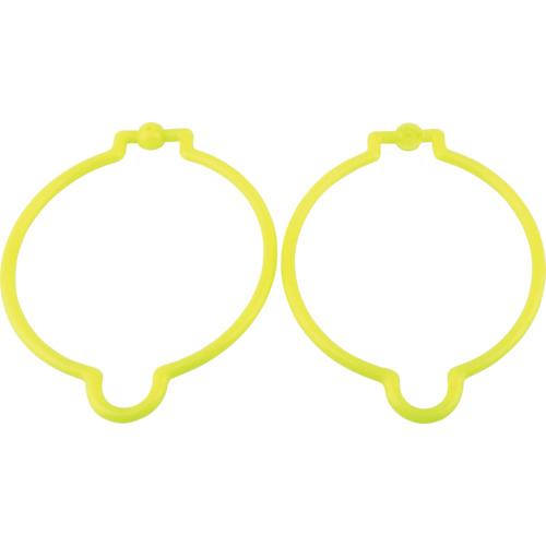 特長：コーン用のプラスチック製リングです。別売のチェーンと一緒に使用します。用途：進入禁止区間の仕切りや、駐車場内での区画整理、人の誘導など。仕様：色：蛍光イエロー縦(mm)：86横(mm)：114径(mm)：4.8材質／仕上：ポリエチレン...