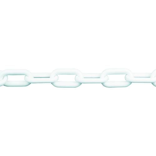 特長：短尺タイプのプラスチックチェーンです。別売のチェーンジョイントを用いることで延長も可能です。用途：進入禁止区間の仕切りや、駐車場内での区画整理、人の誘導など。仕様：色：ホワイト径(mm)：6長さ(m)：2材質／仕上：ポリエチレン（PE...