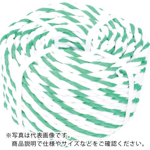 特長：安全標識、区画整理用として使用できる白色と緑色の2色のロープです。用途：立入禁止・危険区域の表示。仕様：色：白/緑線径(mm)：7.5長さ(m)：100包装形態：バンド掛巻材質／仕上：ポリエチレン（PE）注意：本ロープは、区画整理や進...