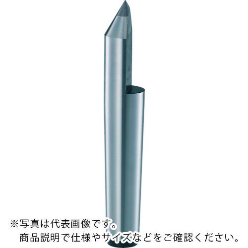 特長：レースセンターの先端部をワークと接しないようにカットしてあります。用途：センター振れを防止。仕様：シャンク：MT1全長(mm)：100チップ径(mm)：6ハーフ長さ(mm)：40端面距離(mm)：1.0材質／仕上：機械構造用炭素鋼（S...