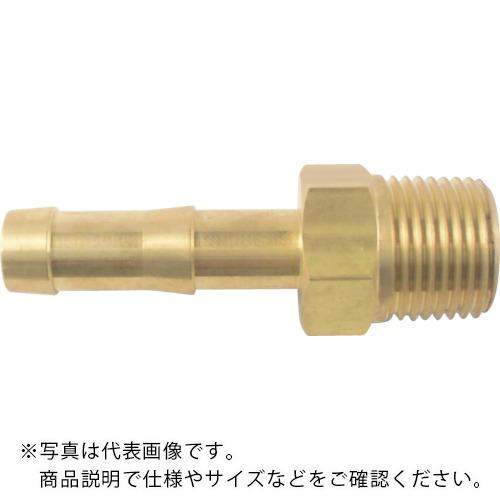 特長：ブレードホース用継手です。RoHS指令対応(低カドミ真鍮)しています。仕様：接続口径D：R1 1/4接続口径(タケノコ外径)(mm)：32.0使用流体：水・空気流体温度(℃)：0〜70℃使用圧力：1.0MPa材質／仕上：真鍮（低カドミ...