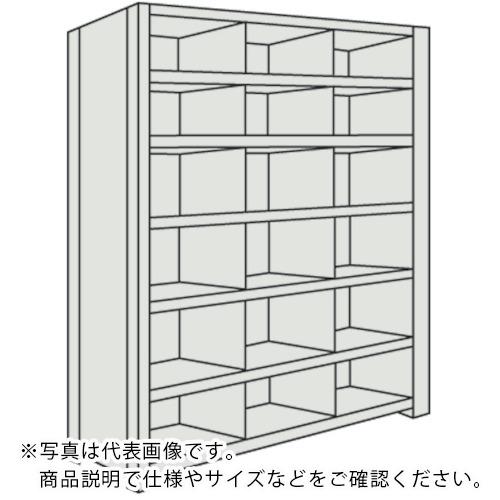 特長：縦仕切り板は樹脂ファスナーで取り付けが簡単です。仕様：間口(mm)：890奥行(mm)：315高さ(mm)：1504有効間口(mm)：801色：ネオグレー棚段数(段)：6均等積載量(kg/段)：100最大積載量(kg/台)：1000棚...
