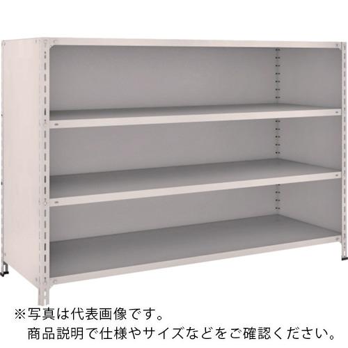 特長：塗装は環境に配慮した粉体塗装です。背板・側板付棚は物品の転落や混同を防止するのに役立ちます。間口890mmで高さ1204・1804mmサイズについては、両開扉を付けることが可能です。仕様：間口(mm)：1815奥行(mm)：615高さ...