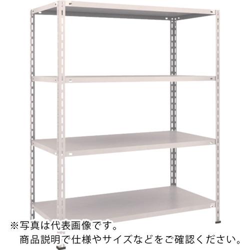 特長：組み立て簡単、今までボルト組みをしていた手間が大きく省けます。中棚は全て棚受けに棚板を置くだけの段替え簡単構造（中棚ボルト不要）です。仕様：間口(mm)：1215奥行(mm)：615高さ(mm)：1504有効間口(mm)：1128色：...