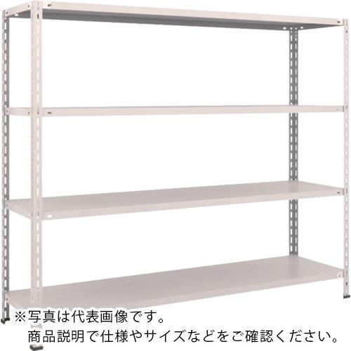 特長：組み立て簡単、今までボルト組みをしていた手間が大きく省けます。中棚は全て棚受けに棚板を置くだけの段替え簡単構造（中棚ボルト不要）です。仕様：間口(mm)：1815奥行(mm)：465高さ(mm)：1504有効間口(mm)：1728色：...