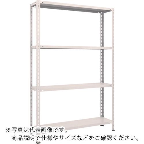 特長：組み立て簡単、今までボルト組みをしていた手間が大きく省けます。中棚は全て棚受けに棚板を置くだけの段替え簡単構造（中棚ボルト不要）です。仕様：間口(mm)：1215奥行(mm)：315高さ(mm)：1804有効間口(mm)：1128色：...