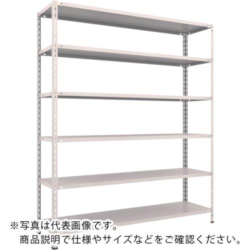 特長：組み立て簡単、今までボルト組みをしていた手間が大きく省けます。中棚は全て棚受けに棚板を置くだけの段替え簡単構造（中棚ボルト不要）です。仕様：間口(mm)：1815奥行(mm)：465高さ(mm)：2104有効間口(mm)：1728色：...