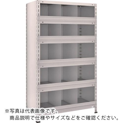 特長：縦仕切り板は樹脂ファスナーで取り付けが簡単です。仕様：間口(mm)：890奥行(mm)：465高さ(mm)：1504有効間口(mm)：801色：ネオグレー棚段数(段)：5均等積載量(kg/段)：100最大積載量(kg/台)：1000棚...