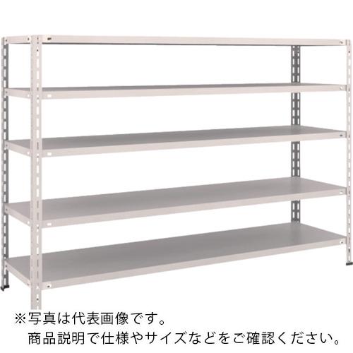 特長：組み立て簡単、今までボルト組みをしていた手間が大きく省けます。中棚は全て棚受けに棚板を置くだけの段替え簡単構造（中棚ボルト不要）です。仕様：間口(mm)：1815奥行(mm)：465高さ(mm)：1204有効間口(mm)：1728色：...