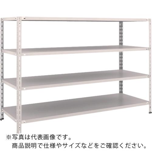 特長：組み立て簡単、今までボルト組みをしていた手間が大きく省けます。中棚は全て棚受けに棚板を置くだけの段替え簡単構造（中棚ボルト不要）です。仕様：間口(mm)：1815奥行(mm)：615高さ(mm)：1204有効間口(mm)：1728色：...
