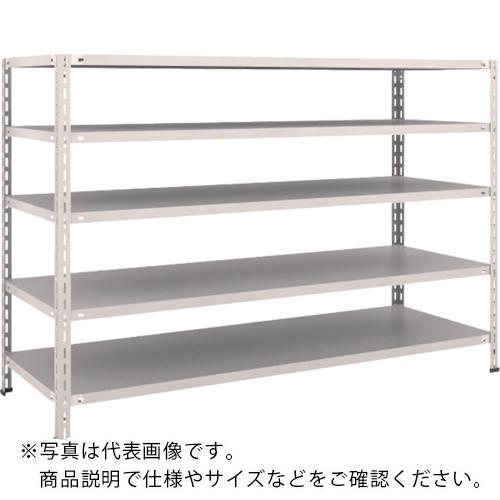 特長：組み立て簡単、今までボルト組みをしていた手間が大きく省けます。中棚は全て棚受けに棚板を置くだけの段替え簡単構造（中棚ボルト不要）です。仕様：間口(mm)：1815奥行(mm)：615高さ(mm)：1204有効間口(mm)：1728色：...
