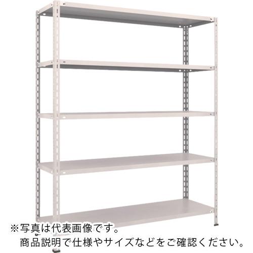 特長：組み立て簡単、今までボルト組みをしていた手間が大きく省けます。中棚は全て棚受けに棚板を置くだけの段替え簡単構造（中棚ボルト不要）です。仕様：間口(mm)：1515奥行(mm)：465高さ(mm)：1804有効間口(mm)：1428色：...