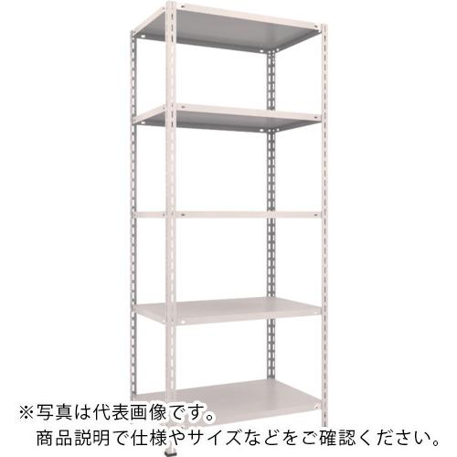 特長：組み立て簡単、今までボルト組みをしていた手間が大きく省けます。中棚は全て棚受けに棚板を置くだけの段替え簡単構造（中棚ボルト不要）です。仕様：間口(mm)：890奥行(mm)：615高さ(mm)：2104有効間口(mm)：803色：ネオ...