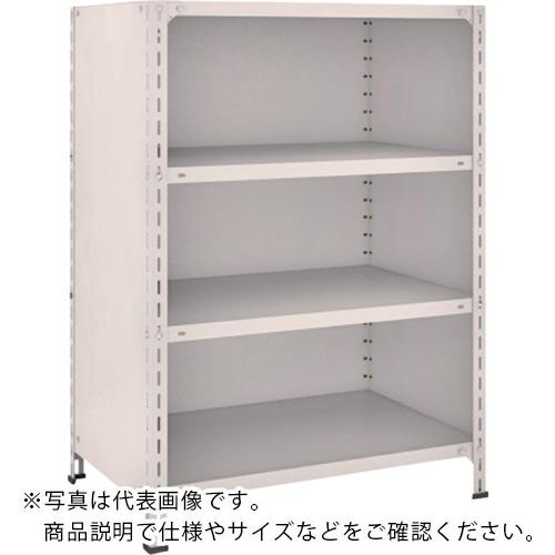 特長：塗装は環境に配慮した粉体塗装です。背板・側板付棚は物品の転落や混同を防止するのに役立ちます。間口890mmで高さ1204・1804mmサイズについては、両開扉を付けることが可能です。仕様：間口(mm)：890奥行(mm)：615高さ(...