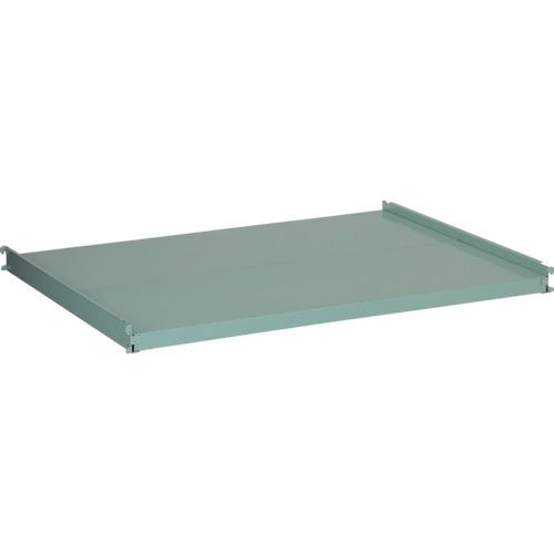 特長：棚一段分（棚板2枚と棚受け2本）のセット品です。用途：ボルト式R3型用追加棚板。仕様：間口(mm)：1800奥行(mm)：870色：グリーン実寸間口(mm)：1742実寸奥行(mm)：836棚板調整ピッチ：50mm材質／仕上：スチール...