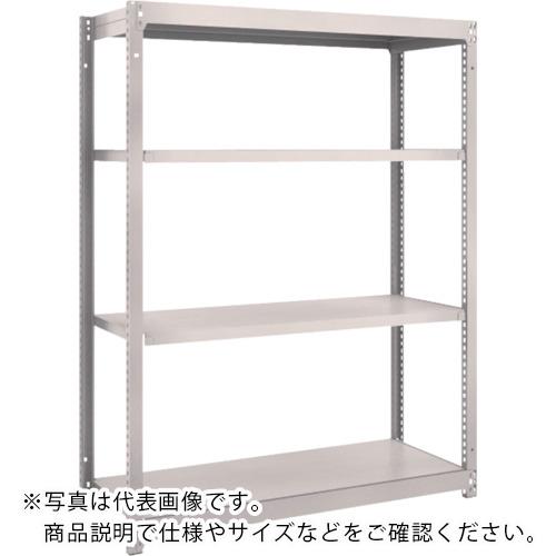特長：ボルトを1本も使用していないボルトレス構造で、分解・組み立て作業が簡単。組立作業の時間を大幅に短縮できます。棚の段数変更が小刻みな25mmピッチで、自由に調整、変更ができます。高さ、奥行が同じであれば、増結することができます。また、支...