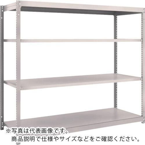 特長：ボルトを1本も使用していないボルトレス構造で、分解・組み立て作業が簡単。組立作業の時間を大幅に短縮できます。棚の段数変更が小刻みな25mmピッチで、自由に調整、変更ができます。高さ、奥行が同じであれば、増結することができます。また、支...