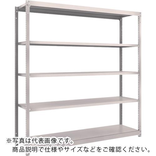 特長：ボルトを1本も使用していないボルトレス構造で、分解・組み立て作業が簡単。組立作業の時間を大幅に短縮できます。棚の段数変更が小刻みな25mmピッチで、自由に調整、変更ができます。高さ、奥行が同じであれば、増結することができます。また、支...