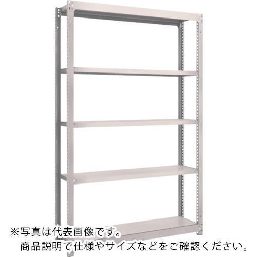 特長：ボルトを1本も使用していないボルトレス構造で、分解・組み立て作業が簡単。組立作業の時間を大幅に短縮できます。棚の段数変更が小刻みな25mmピッチで、自由に調整、変更ができます。高さ、奥行が同じであれば、増結することができます。また、支...