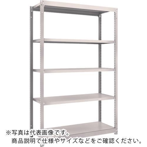 特長：ボルトを1本も使用していないボルトレス構造で、分解・組み立て作業が簡単。組立作業の時間を大幅に短縮できます。棚の段数変更が小刻みな25mmピッチで、自由に調整、変更ができます。高さ、奥行が同じであれば、増結することができます。また、支...