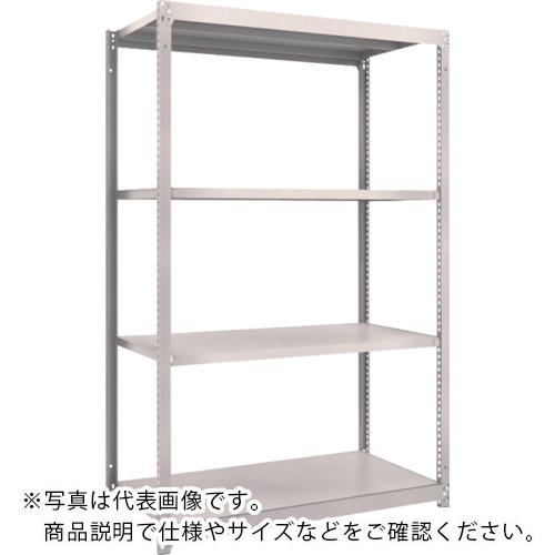 特長：ボルトを1本も使用していないボルトレス構造で、分解・組み立て作業が簡単。組立作業の時間を大幅に短縮できます。棚の段数変更が小刻みな25mmピッチで、自由に調整、変更ができます。高さ、奥行が同じであれば、増結することができます。また、支...
