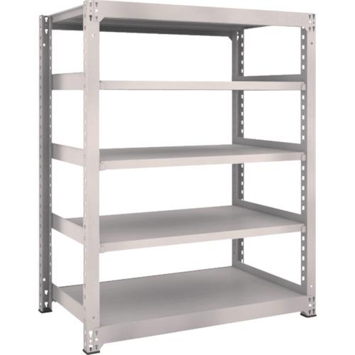 特長：ボルトを1本も使用していないボルトレス構造で、分解・組み立て作業が簡単で、作業時間を大幅に短縮できます。棚の段変更が、25mmピッチで、自由に調整、変更ができます。高さ、奥行が同じであれば、増結することができます。また、支柱を兼用する...