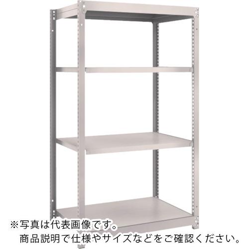 特長：ボルトを1本も使用していないボルトレス構造で、分解・組み立て作業が簡単。組立作業の時間を大幅に短縮できます。棚の段数変更が小刻みな25mmピッチで、自由に調整、変更ができます。高さ、奥行が同じであれば、増結することができます。また、支...