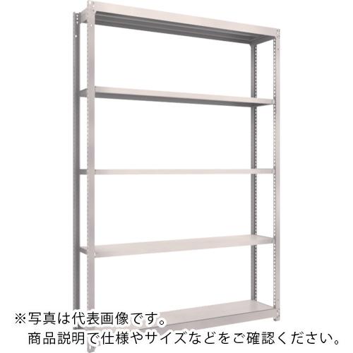 特長：ボルトを1本も使用していないボルトレス構造で、分解・組み立て作業が簡単。組立作業の時間を大幅に短縮できます。棚の段数変更が小刻みな25mmピッチで、自由に調整、変更ができます。高さ、奥行が同じであれば、増結することができます。また、支...
