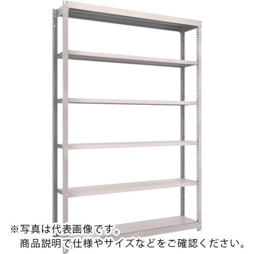 特長：ボルトを1本も使用していないボルトレス構造で、分解・組み立て作業が簡単。組立作業の時間を大幅に短縮できます。棚の段数変更が小刻みな25mmピッチで、自由に調整、変更ができます。高さ、奥行が同じであれば、増結することができます。また、支...