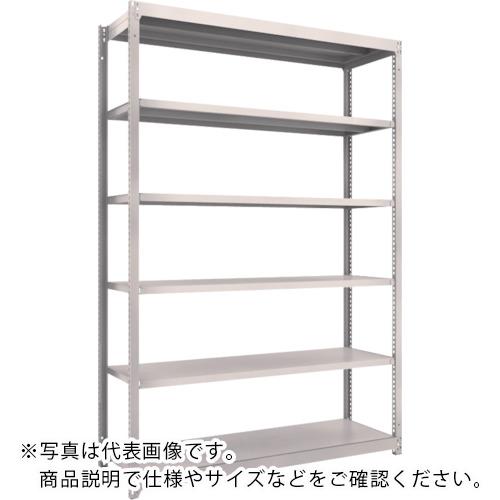 特長：ボルトを1本も使用していないボルトレス構造で、分解・組み立て作業が簡単。組立作業の時間を大幅に短縮できます。棚の段数変更が小刻みな25mmピッチで、自由に調整、変更ができます。高さ、奥行が同じであれば、増結することができます。また、支...