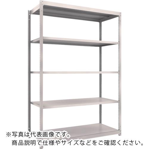 特長：ボルトを1本も使用していないボルトレス構造で、分解・組み立て作業が簡単。組立作業の時間を大幅に短縮できます。棚の段数変更が小刻みな25mmピッチで、自由に調整、変更ができます。高さ、奥行が同じであれば、増結することができます。また、支...