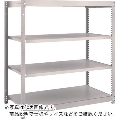 特長：ボルトを1本も使用していないボルトレス構造で、分解・組み立て作業が簡単。組立作業の時間を大幅に短縮できます。棚の段数変更が小刻みな25mmピッチで、自由に調整、変更ができます。高さ、奥行が同じであれば、増結することができます。また、支...