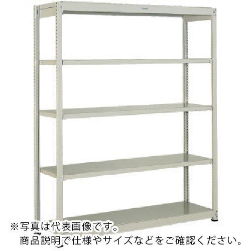 特長：ボルトを1本も使用していないボルトレス構造で、分解・組み立て作業が簡単。組立作業の時間を大幅に短縮できます。棚の段数変更が小刻みな25mmピッチで、自由に調整、変更ができます。高さ、奥行が同じであれば、増結することができます。また、支...