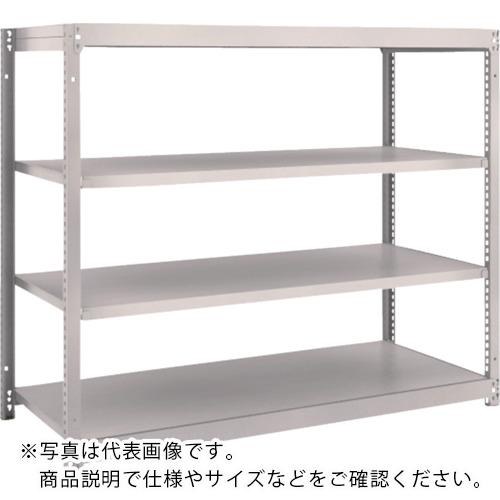 特長：ボルトを1本も使用していないボルトレス構造で、分解・組み立て作業が簡単。組立作業の時間を大幅に短縮できます。棚の段数変更が小刻みな25mmピッチで、自由に調整、変更ができます。高さ、奥行が同じであれば、増結することができます。また、支...