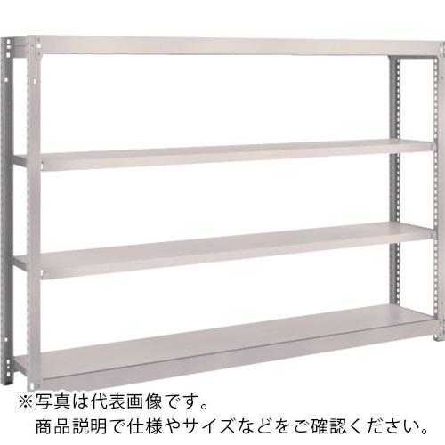 特長：ボルトを1本も使用していないボルトレス構造で、分解・組み立て作業が簡単。組立作業の時間を大幅に短縮できます。棚の段数変更が小刻みな25mmピッチで、自由に調整、変更ができます。高さ、奥行が同じであれば、増結することができます。また、支...