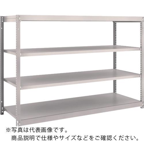 特長：ボルトを1本も使用していないボルトレス構造で、分解・組み立て作業が簡単。組立作業の時間を大幅に短縮できます。棚の段数変更が小刻みな25mmピッチで、自由に調整、変更ができます。高さ、奥行が同じであれば、増結することができます。また、支...