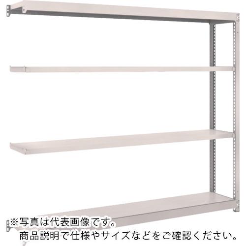 特長：ボルトを1本も使用していないボルトレス構造で、分解・組み立て作業が簡単。組立作業の時間を大幅に短縮できます。棚の段数変更が小刻みな25mmピッチで、自由に調整、変更ができます。高さ、奥行が同じであれば、増結することができます。また、支...