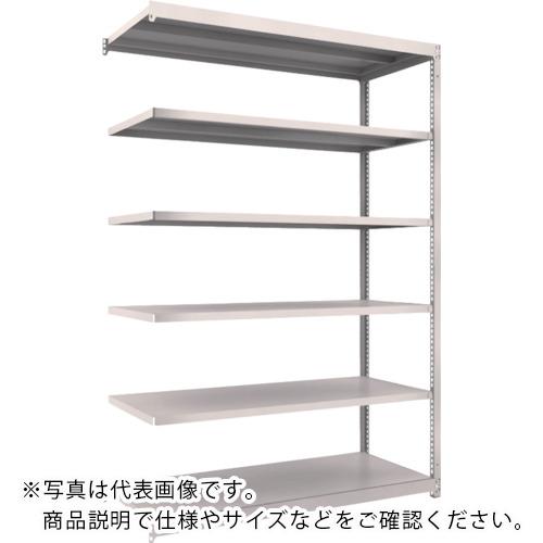 特長：ボルトを1本も使用していないボルトレス構造で、分解・組み立て作業が簡単。組立作業の時間を大幅に短縮できます。棚の段数変更が小刻みな25mmピッチで、自由に調整、変更ができます。高さ、奥行が同じであれば、増結することができます。また、支...