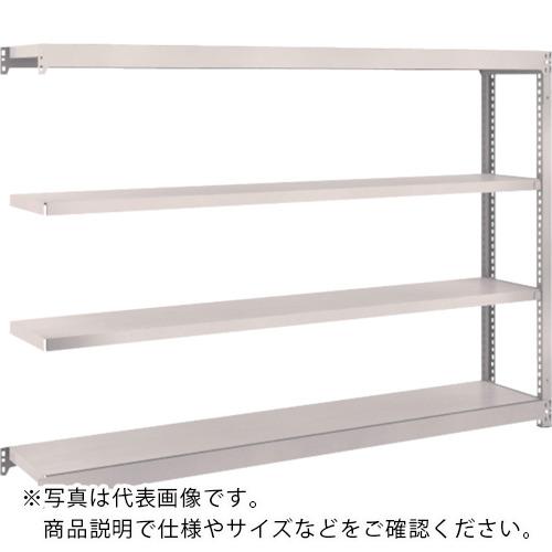 特長：ボルトを1本も使用していないボルトレス構造で、分解・組み立て作業が簡単。組立作業の時間を大幅に短縮できます。棚の段数変更が小刻みな25mmピッチで、自由に調整、変更ができます。高さ、奥行が同じであれば、増結することができます。また、支...