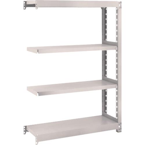 特長：ボルトを1本も使用していないボルトレス構造で、分解・組み立て作業が簡単で、作業時間を大幅に短縮できます。棚の段変更が、25mmピッチで、自由に調整、変更ができます。高さ、奥行が同じであれば、増結することができます。また、支柱を兼用する...