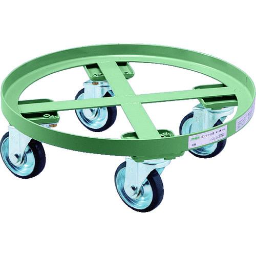 特長：溶接構造になっているので堅牢です。耐油性、耐摩耗性に優れたウレタンキャスターを使用しています。ずれ防止の全周ガイド付ですが、十字型タイプのため質量が軽く操作性に優れています。仕様：均等荷重(kg)：500積載面(mm)：610床面高さ...