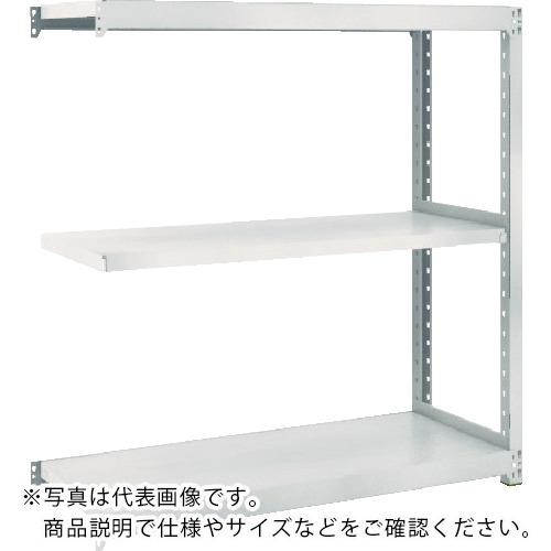 特長：ボルトを1本も使用していないボルトレス構造で、分解・組み立て作業が簡単で、作業時間を大幅に短縮できます。棚の段変更が、25mmピッチで、自由に調整、変更ができます。高さ、奥行が同じであれば、増結することができます。また、支柱を兼用する...