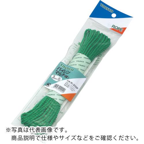 特長：軽くて柔らかく、扱いやすいです。用途：荷物などの識別。テント、タープの張り綱。店舗内の指示板吊り下げ用。仕様：色：緑線径(mm)：5長さ(m)：10包装形態：袋入ロープの打ち方：3つ打3つ打材質／仕上：ポリプロピレン（PP）　●代表画...